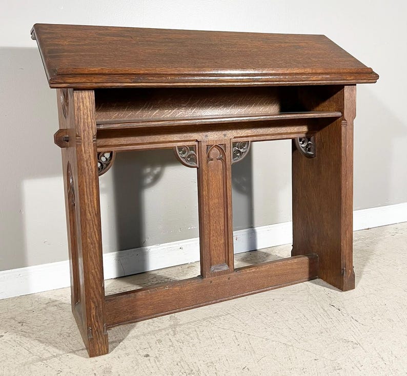 Gothic Antique Oak Wood Prayer/communion Rail/railing - Etsy