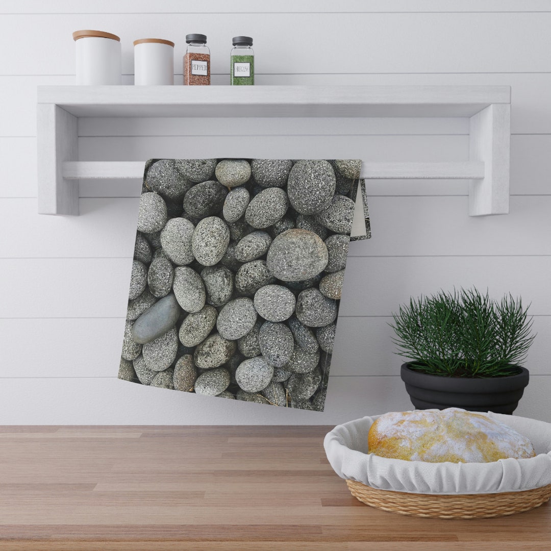 Garden Stones Kitchen Towel - Etsy