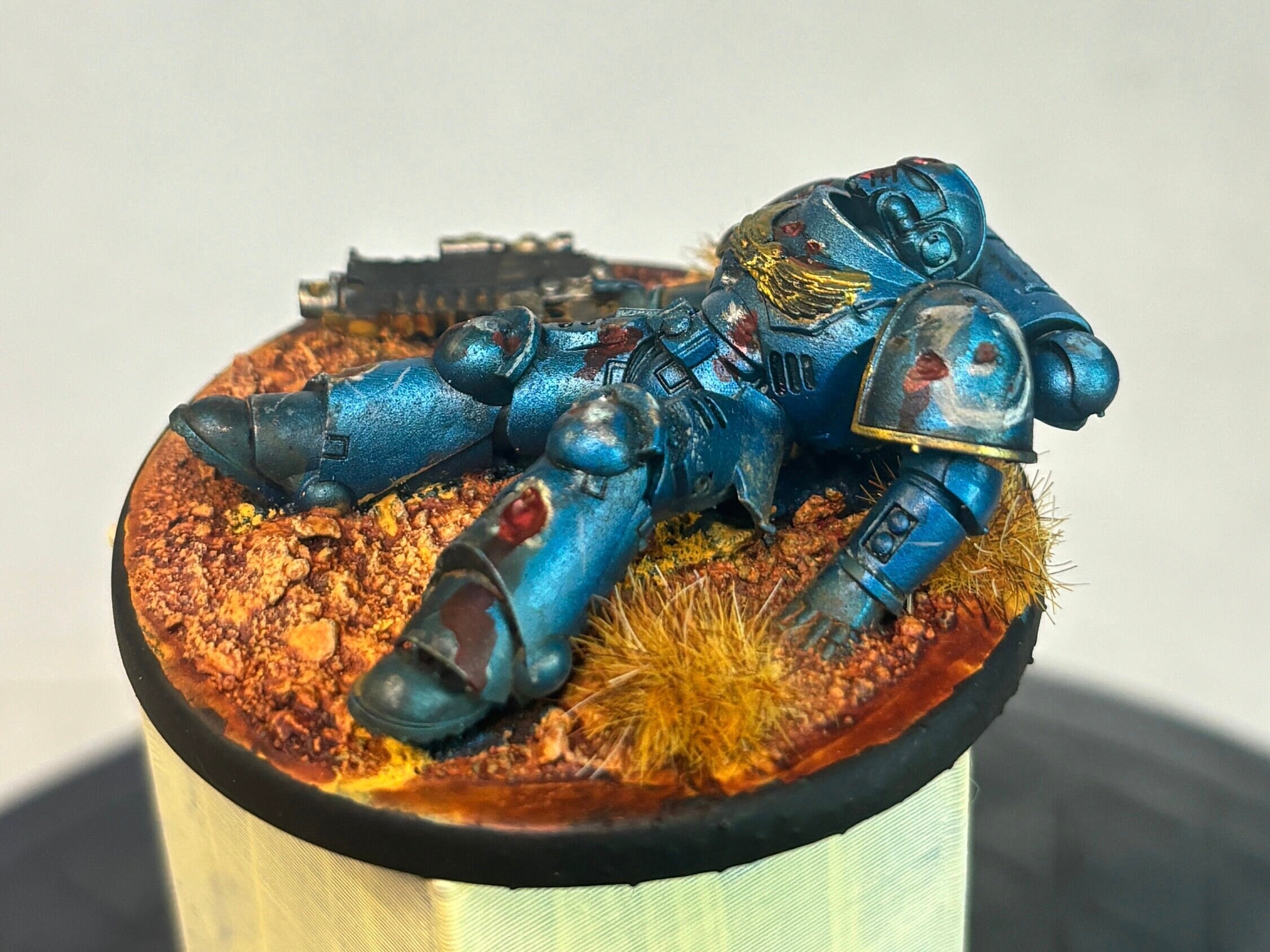 Ultramarine Space Marine Warhammer Objective Marker for Warhammer or ...