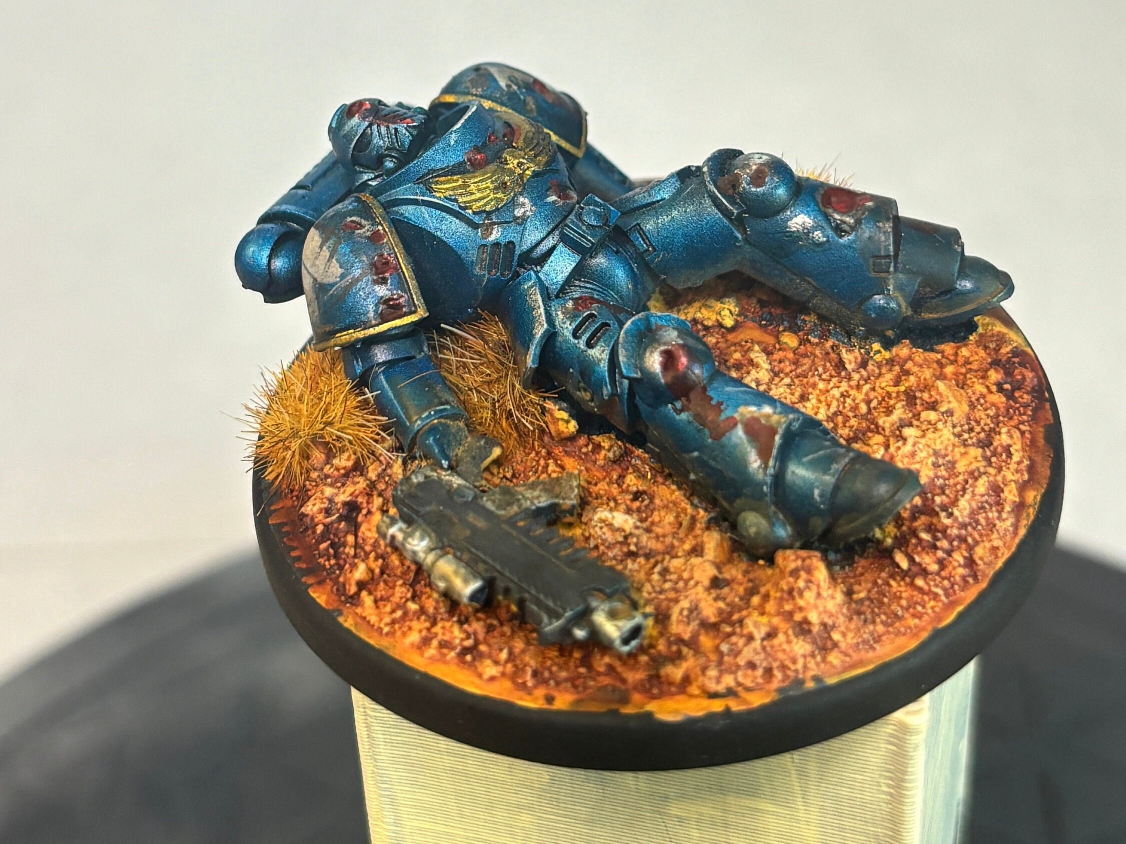 Ultramarine Space Marine Warhammer Objective Marker for Warhammer or ...
