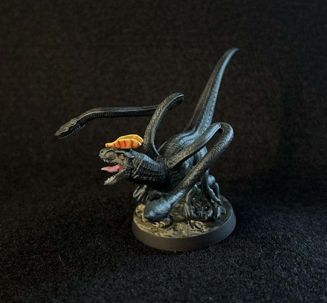 Set of 3 Displacer Raptors Displacer Beasts for Dungeons and Dragons or ...