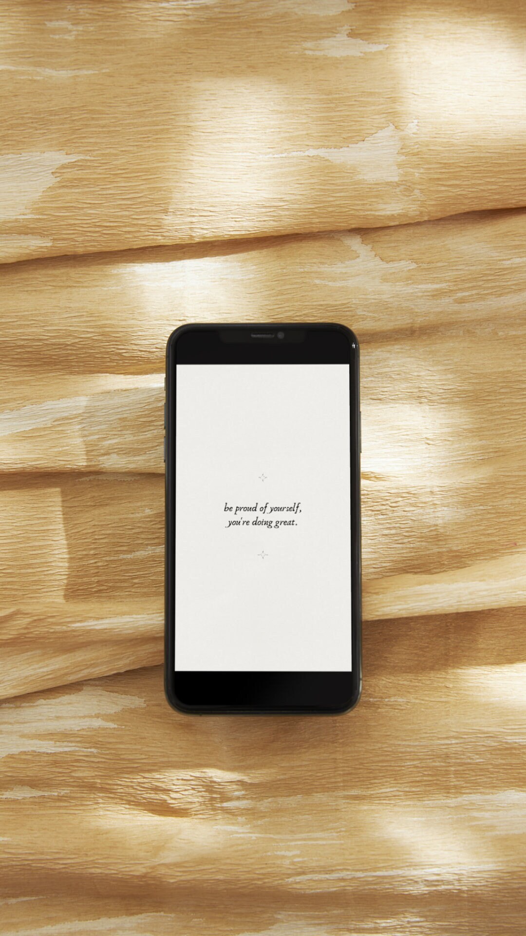 Neutral Phone Wallpapers With Inspirational Quotes, Minimalist Mobile ...