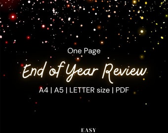 2023 Year End Review, Printable Reflection PDF, Year-end Evaluation, PDF Instant Download - Etsy
