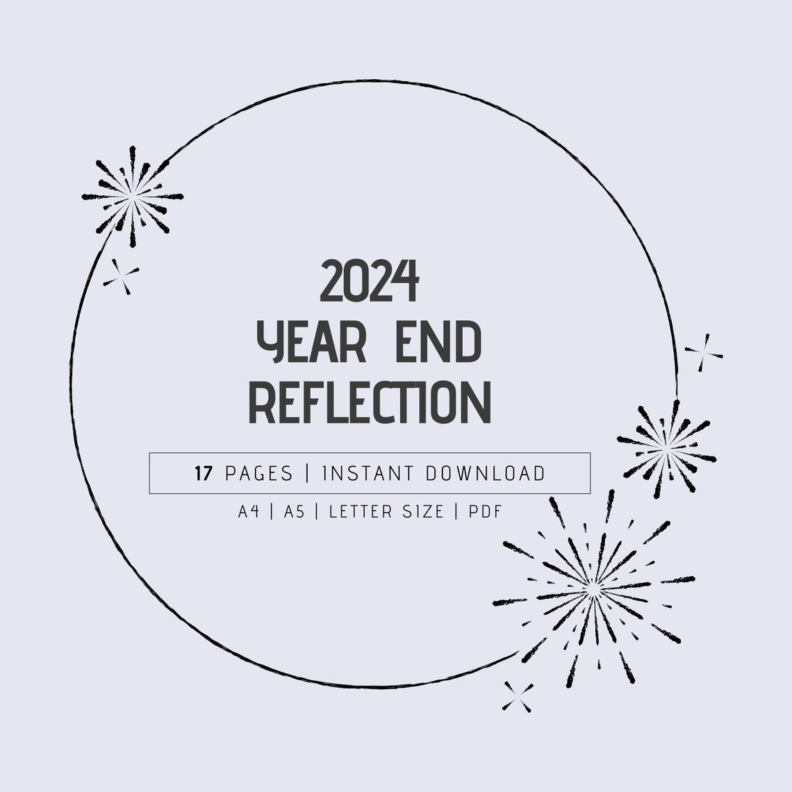 2024 Year End Review, Printable Reflection Journal PDF, Year-end ...