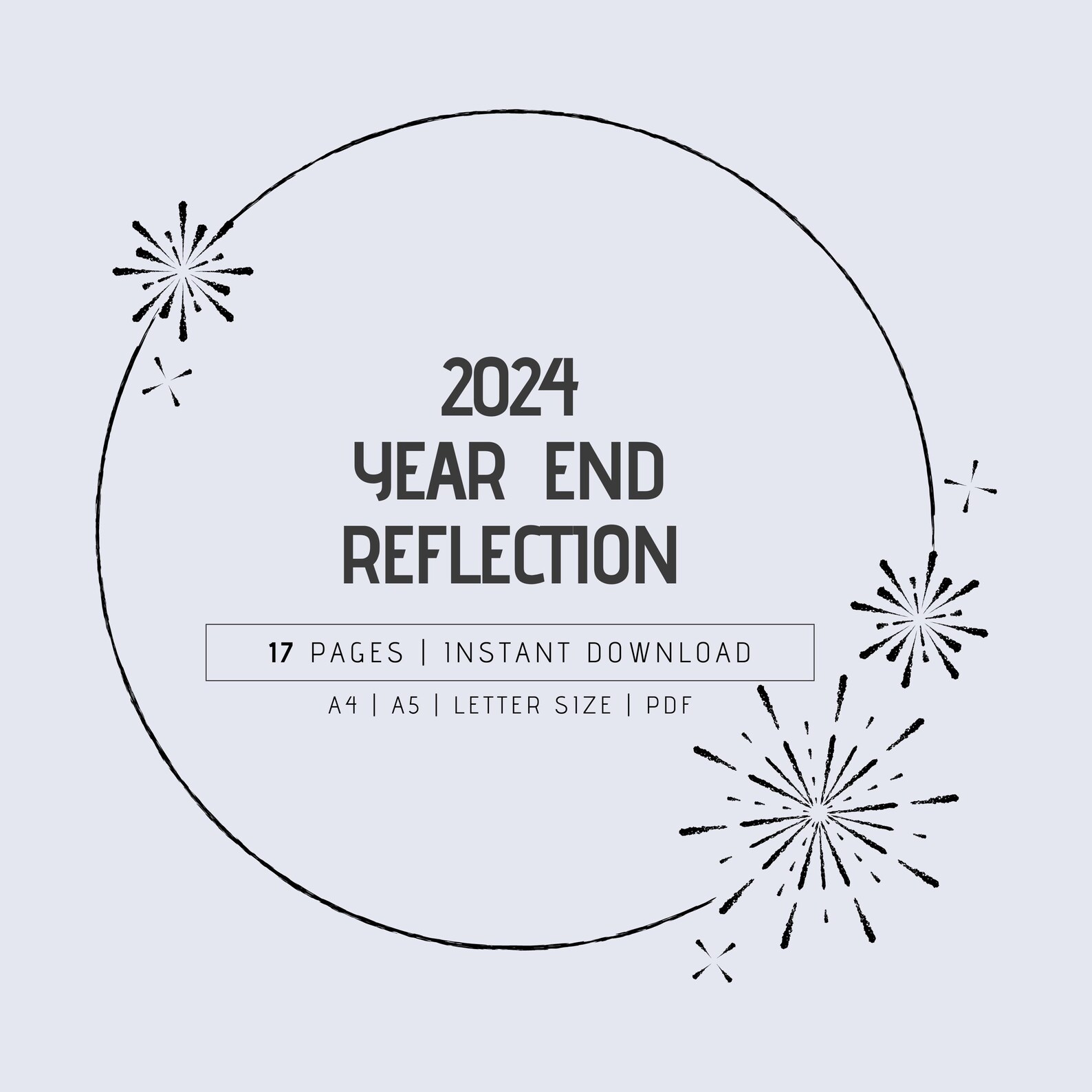 2024 Year End Review Printable Reflection Journal Pdf Year End