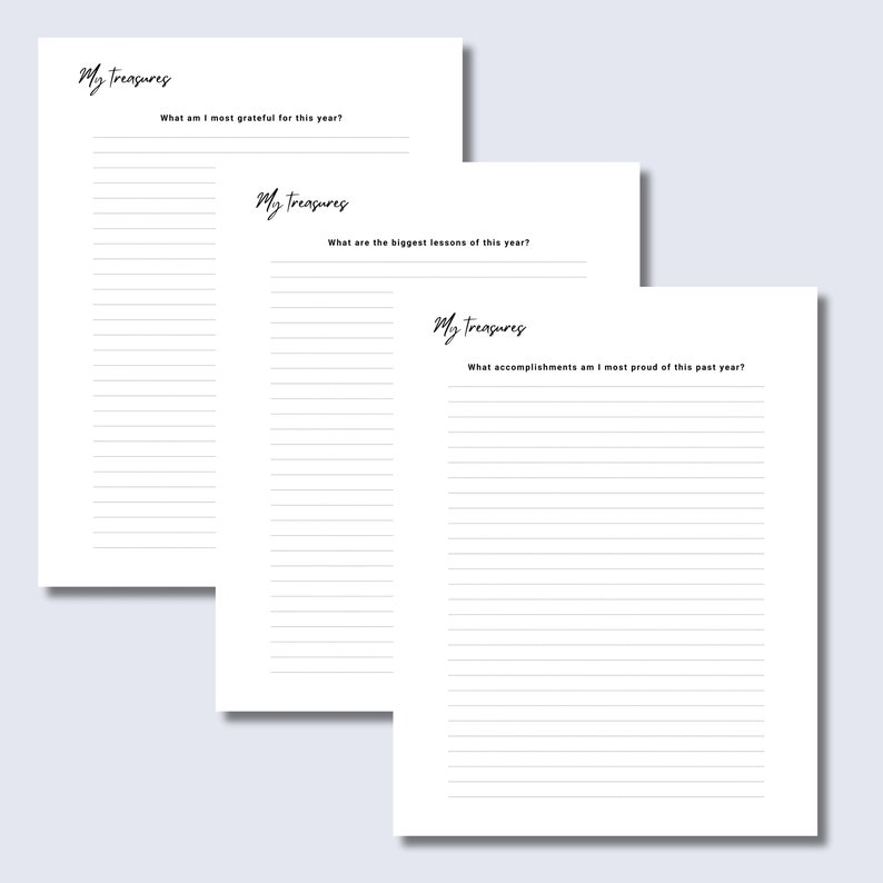 2023 Year End Review, Printable Reflection Journal PDF, Year-end ...