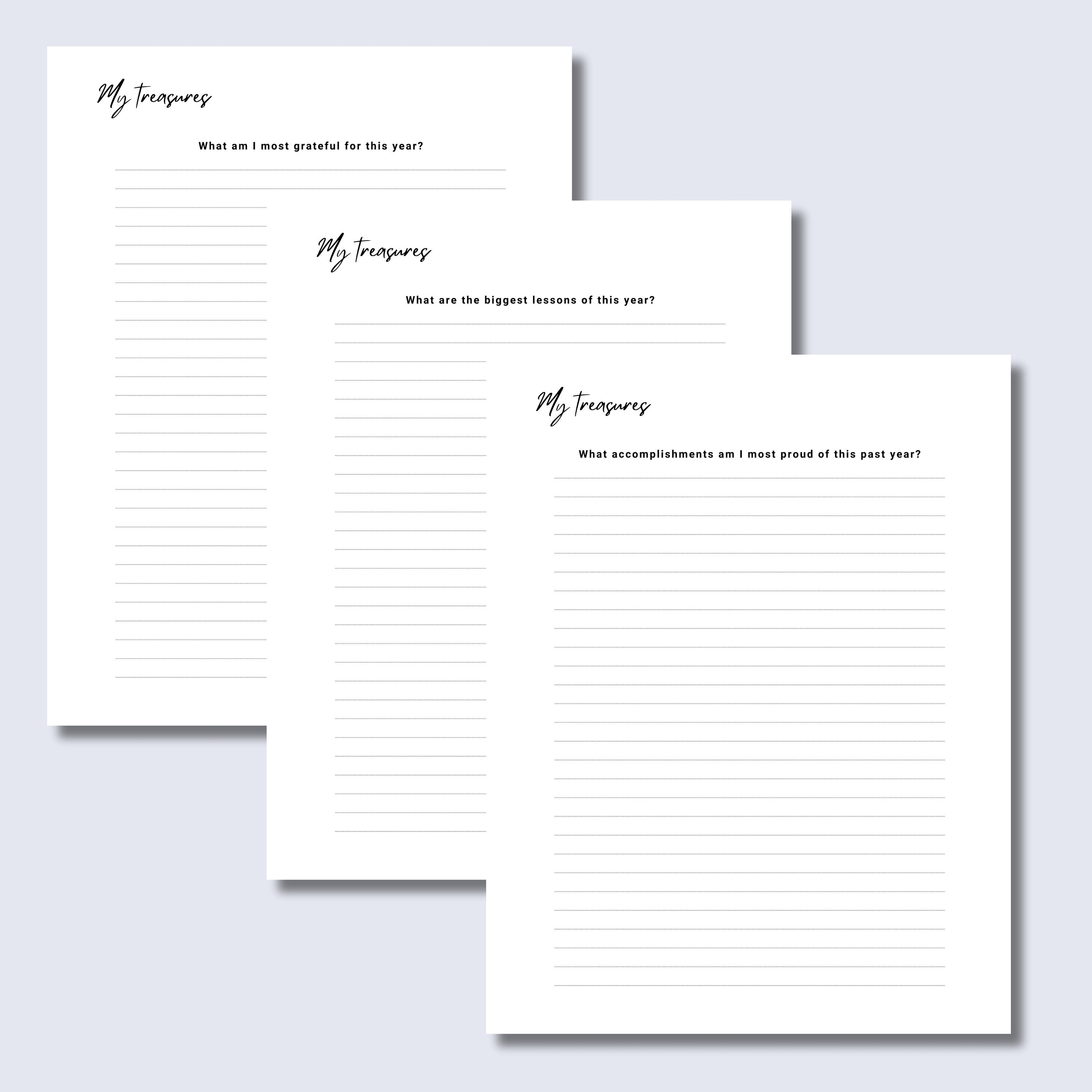 2023 Year End Review, Printable Reflection Journal PDF, Year-end ...
