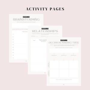 Decision Making Worksheets | Problem-solving Journal, Decision Aid ...