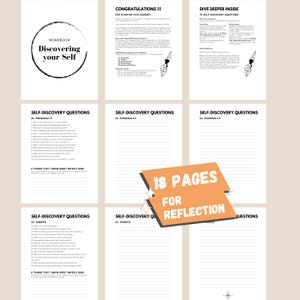 Self Discovery Workbook | Know Yourself, Personality Exploration ...