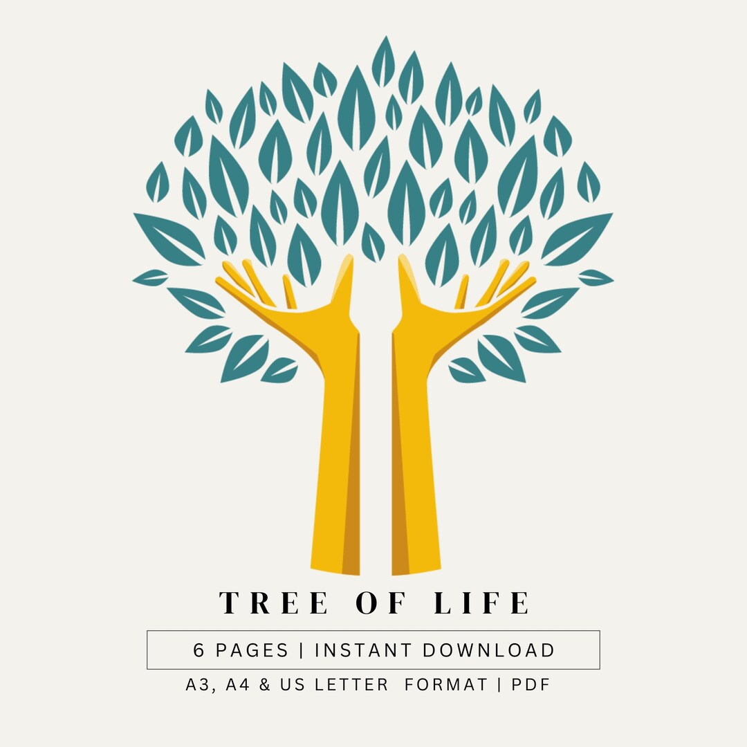 Tree of Life Personal Growth Workbook | Self-discovery & Development ...