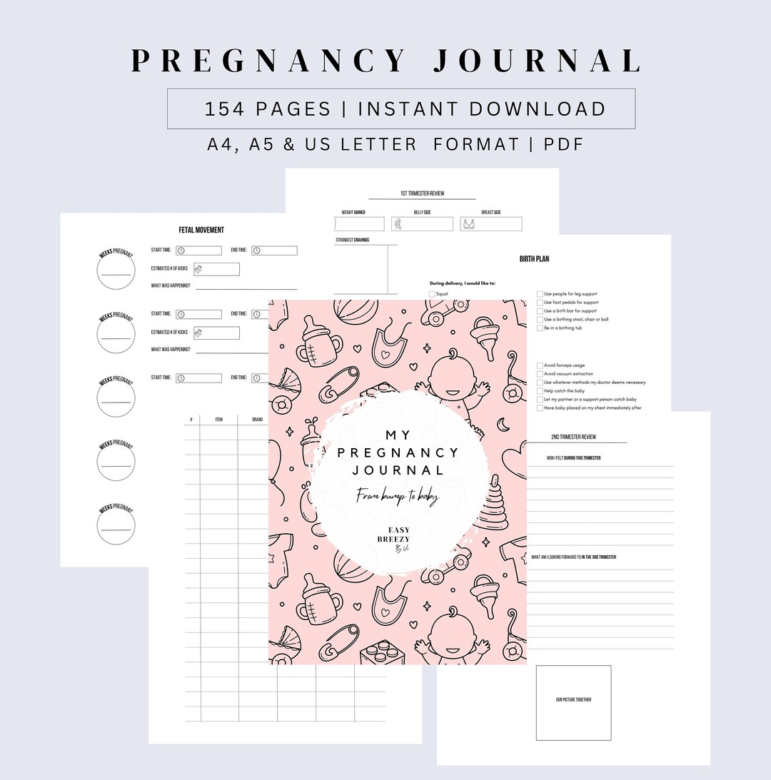 Pregnancy Journal, Expecting Mom Kit, From Bump το Baby, Baby Memory ...