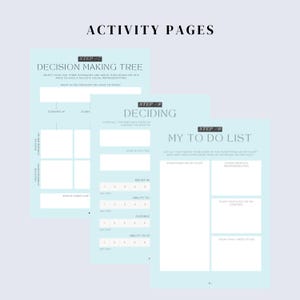 Decision Making Worksheets | Problem-solving Journal, Decision Aid ...