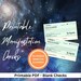 Manifestation Checks, Vision Board Checks, Law of Attraction, Magic ...