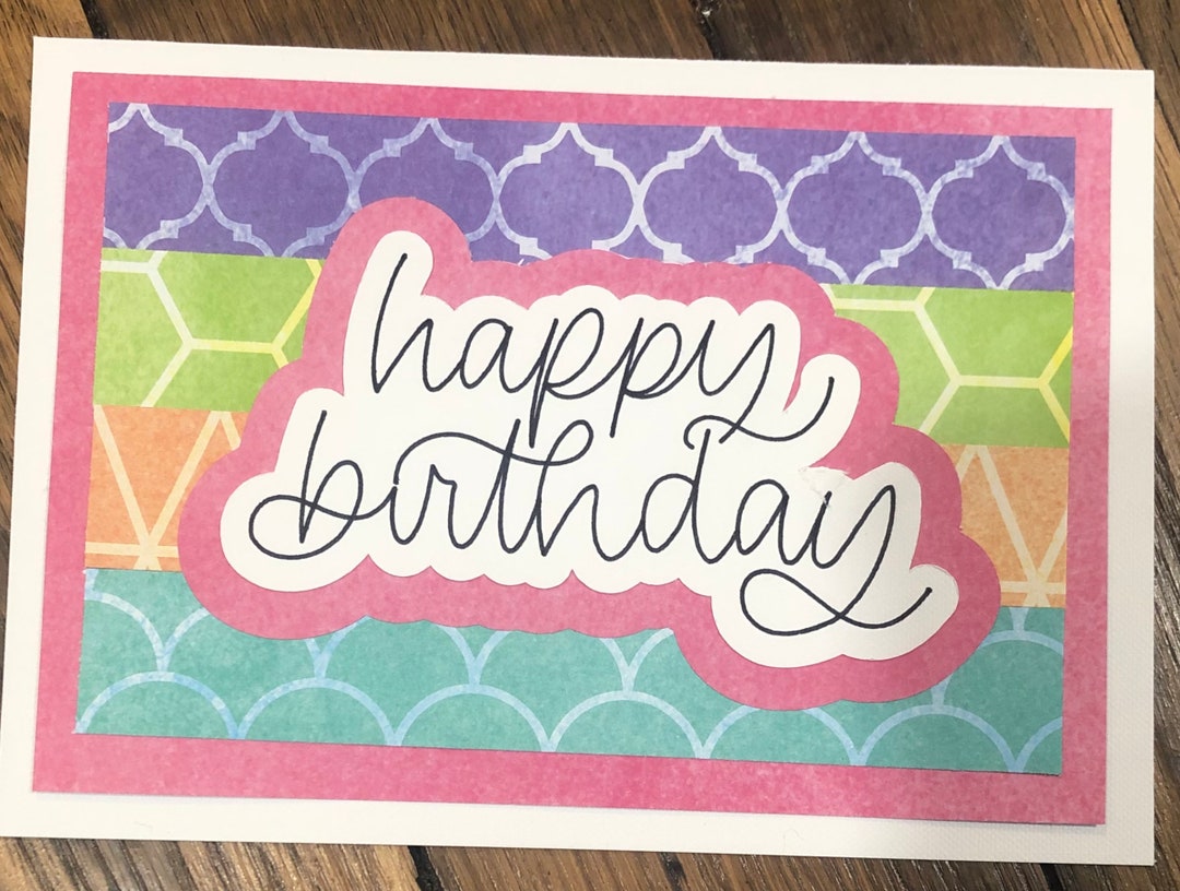 Handcrafted Birthday Cards - Etsy