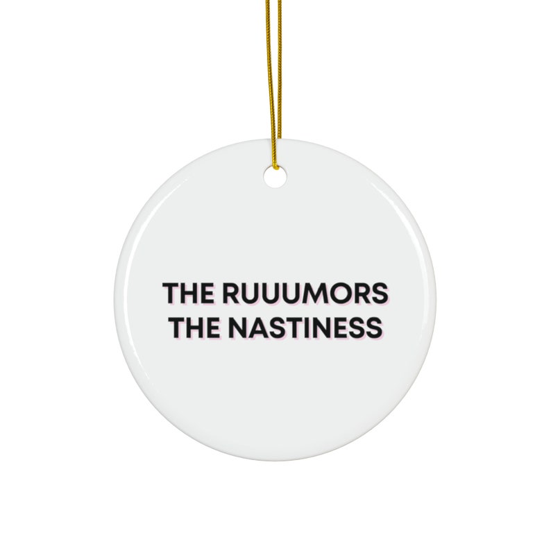 Meredith Marks, the Rumors the Nastiness Ceramic Ornament, RHOSLC, RHOSLC Merch, RHOSLC ...