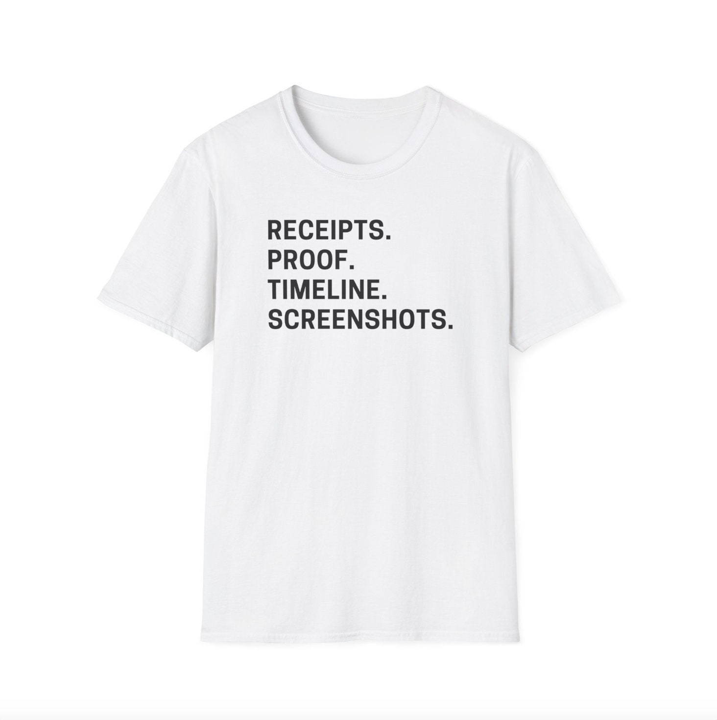 Receipts Proof Timeline Screenshots - T-shirt, the Real Housewives of ...