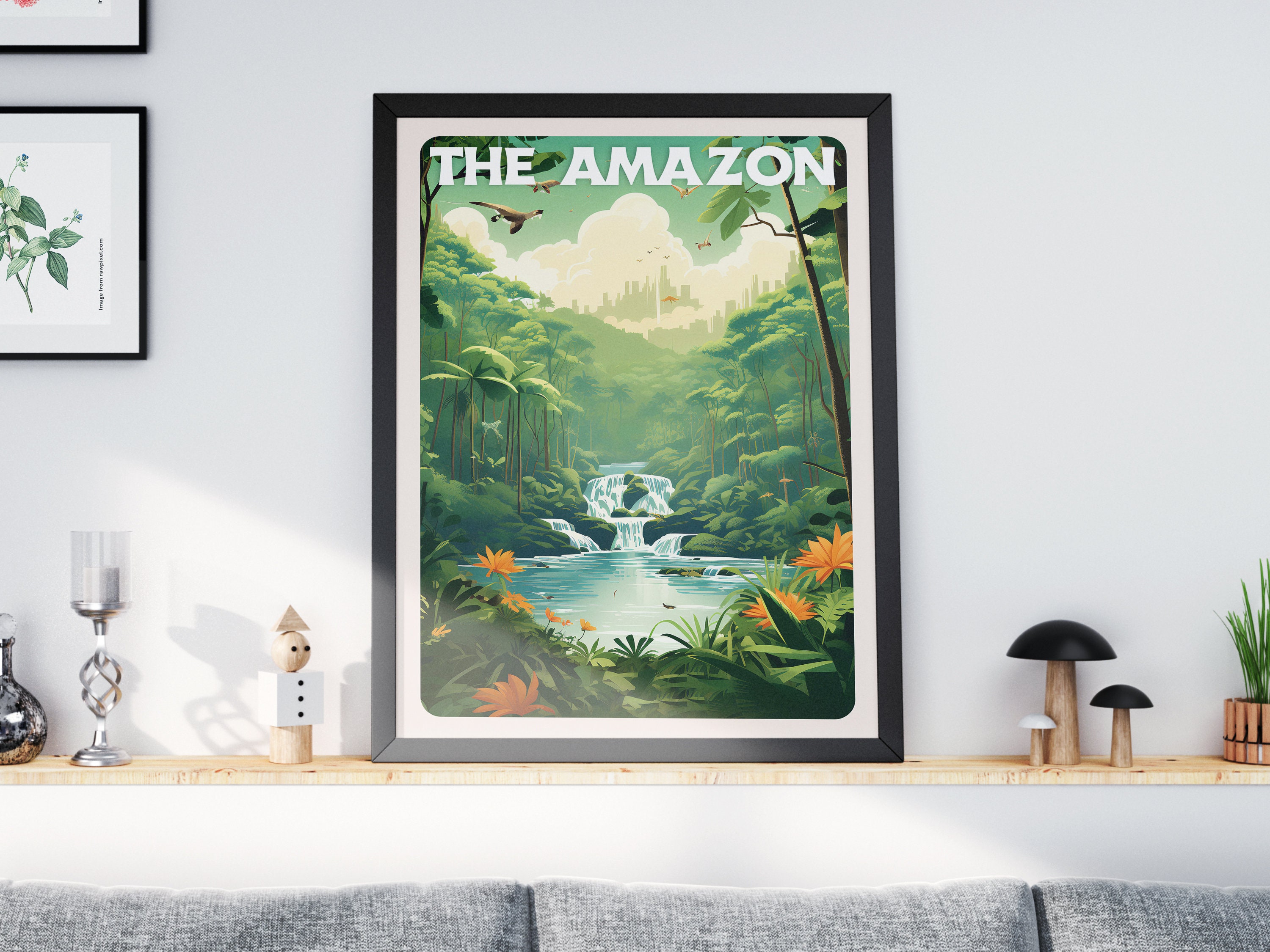 The Amazon Print the Amazon Print the Amazon Poster - Etsy Canada