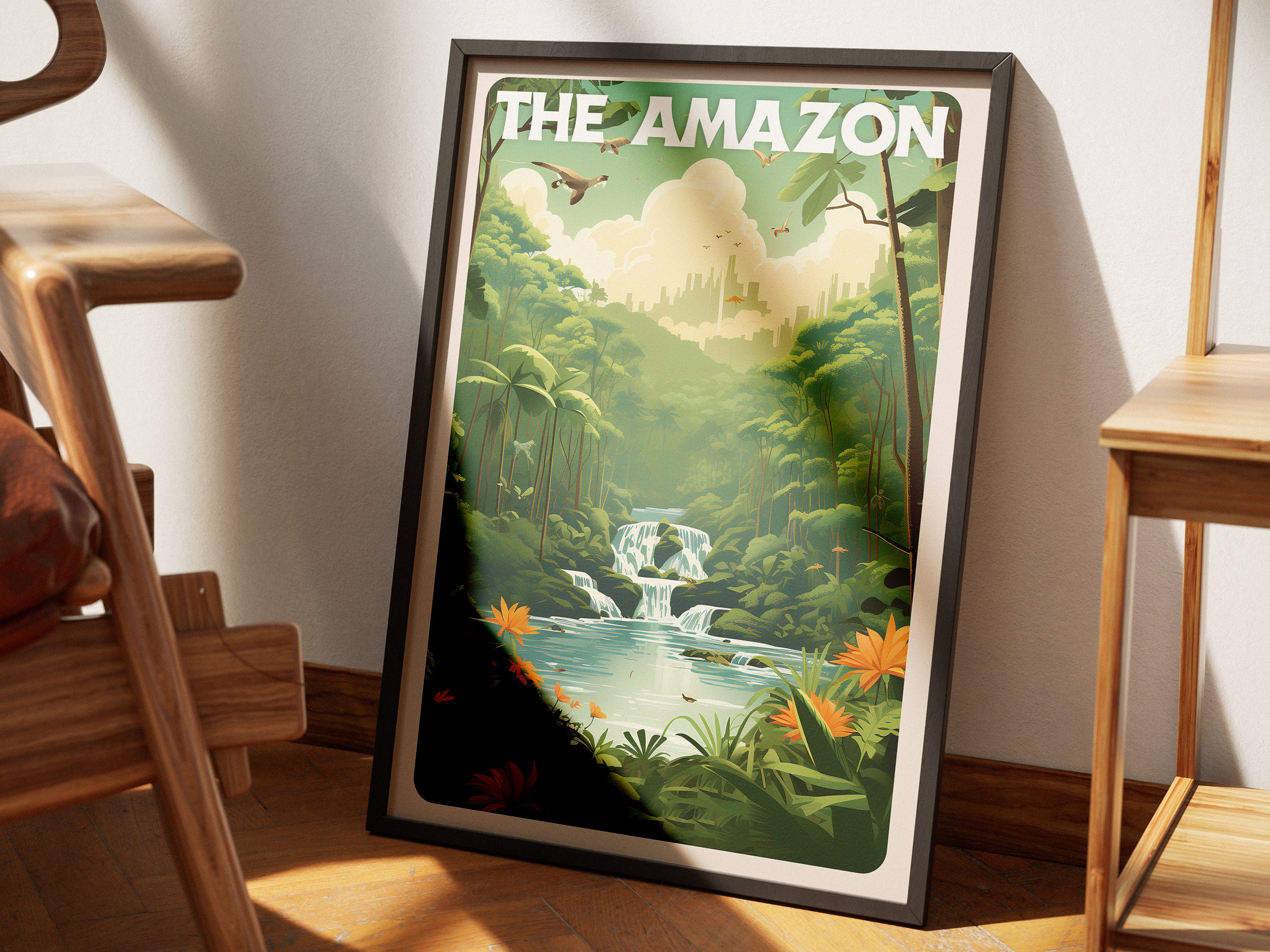 The Amazon Print the Amazon Print the Amazon Poster - Etsy Canada