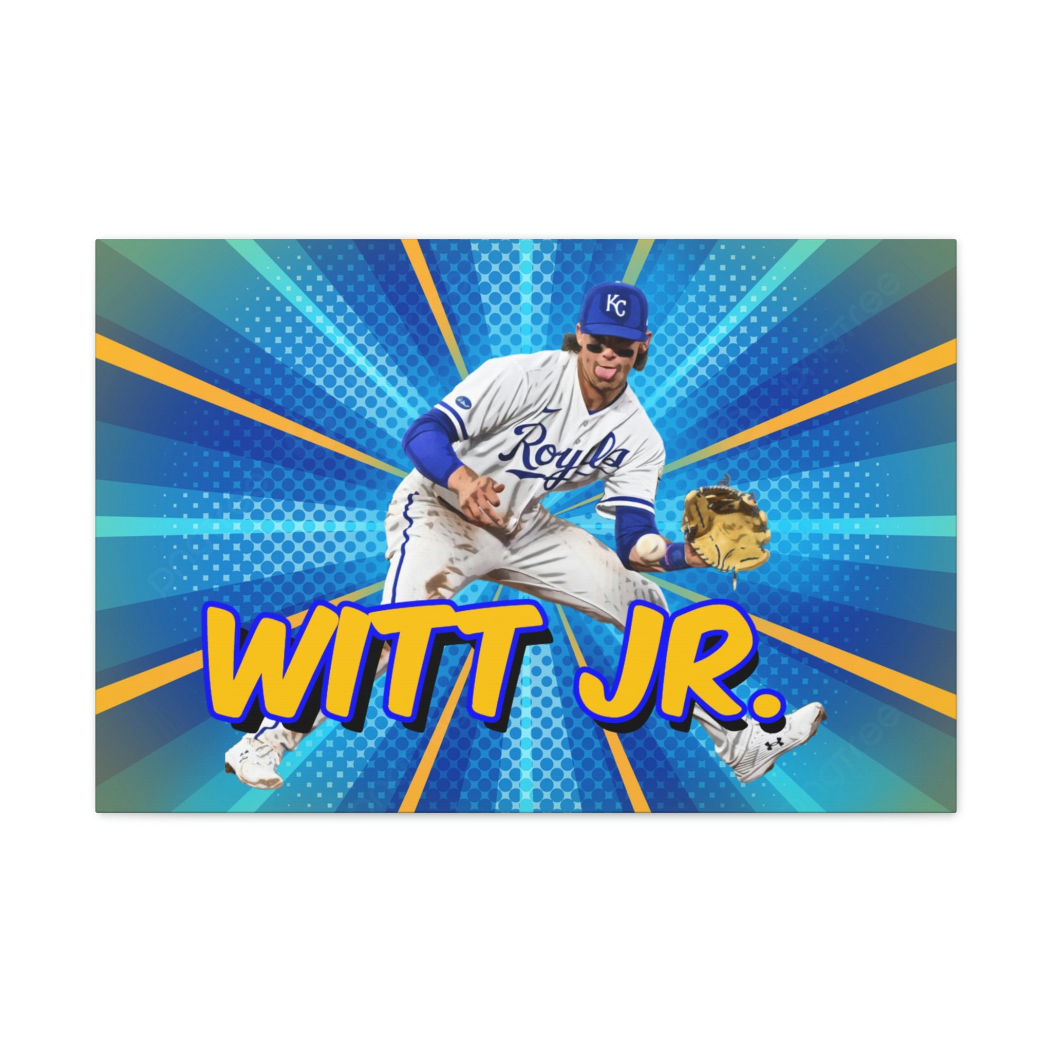 Bobby Witt Jr COMIC Canvas Print - Etsy