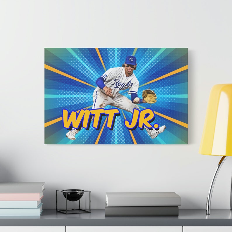 Bobby Witt Jr COMIC Canvas Print - Etsy