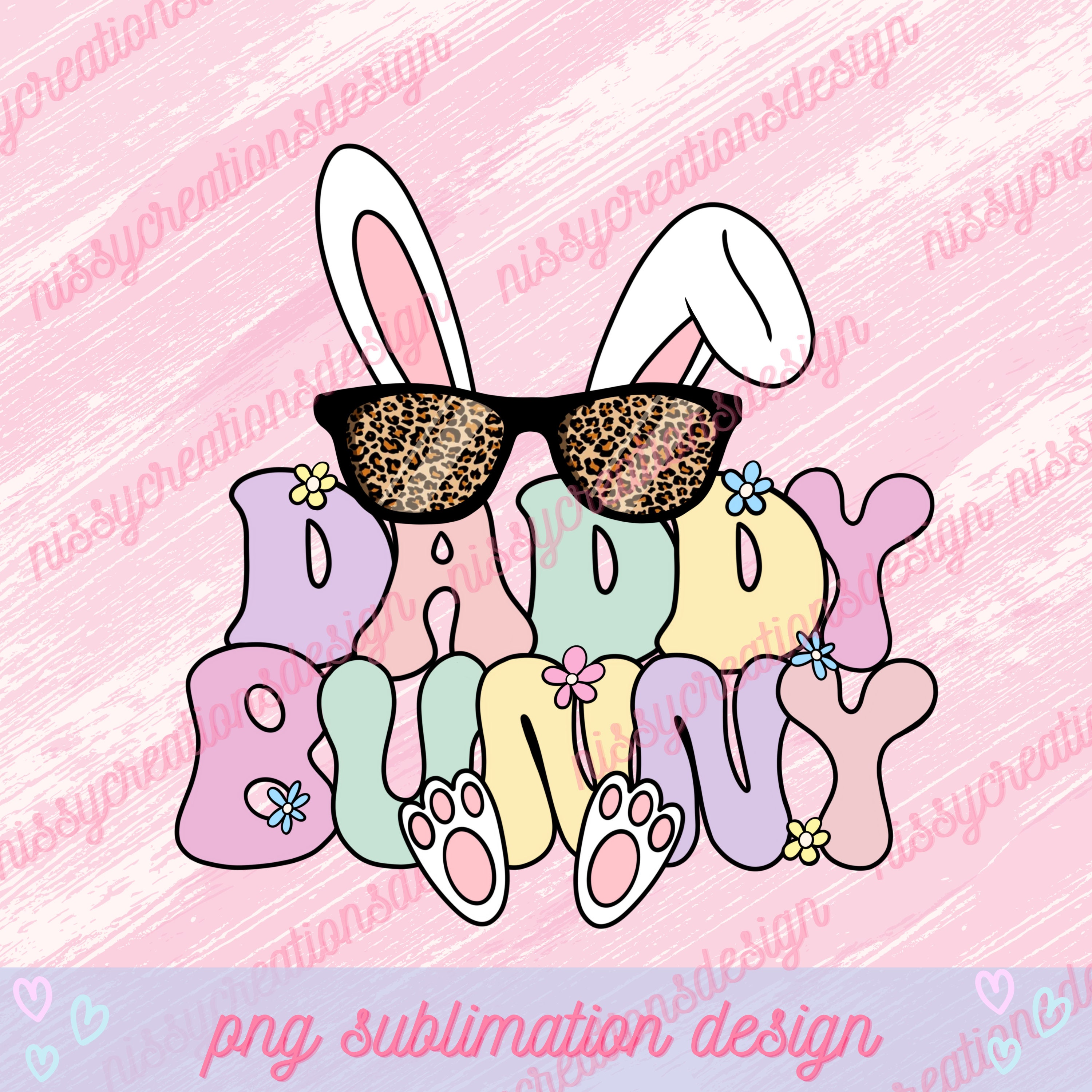 Daddy Bunny Png Design Daddy Bunny Easter Design Sublimation - Etsy
