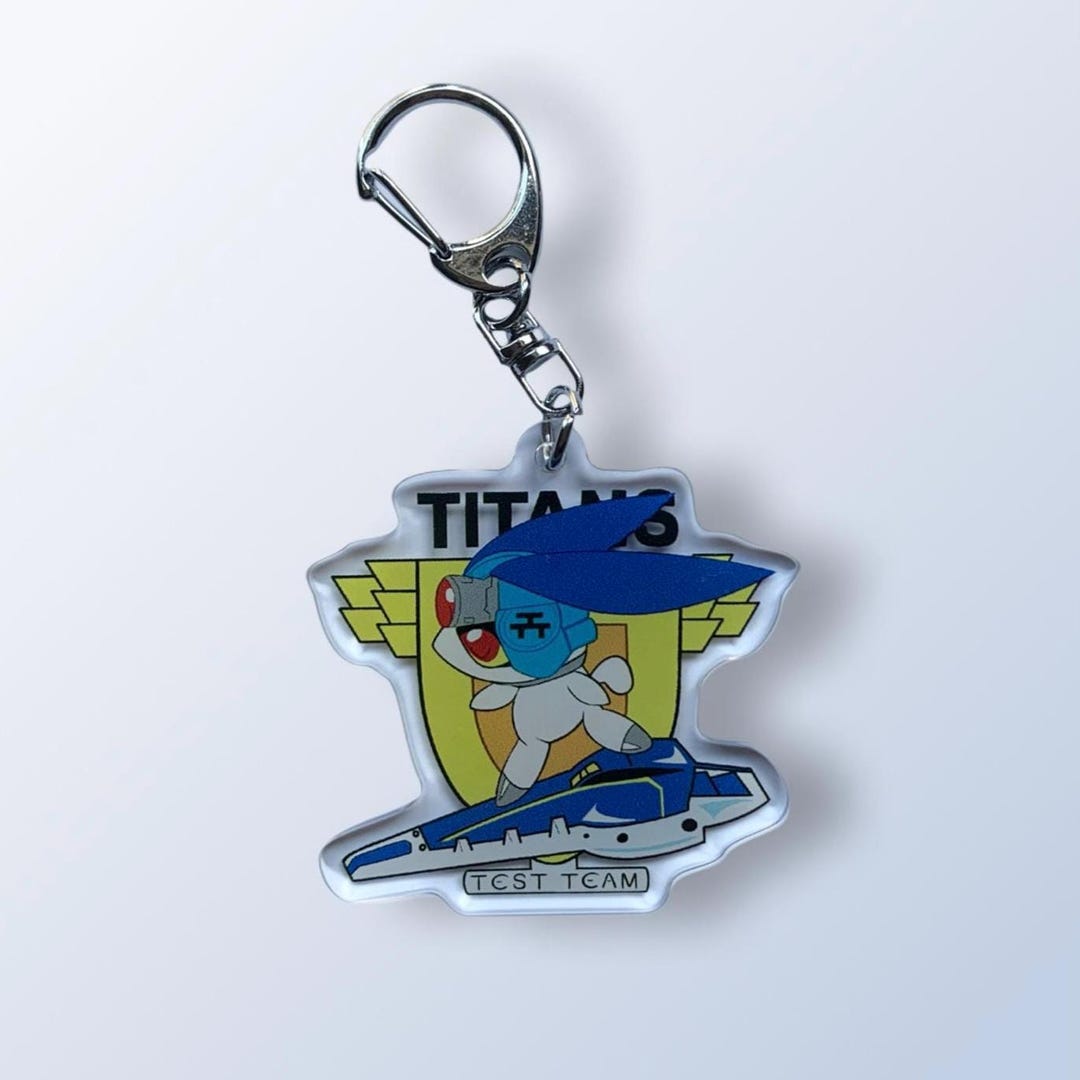 Gundam Titans Test Team Logo Keychain - Etsy
