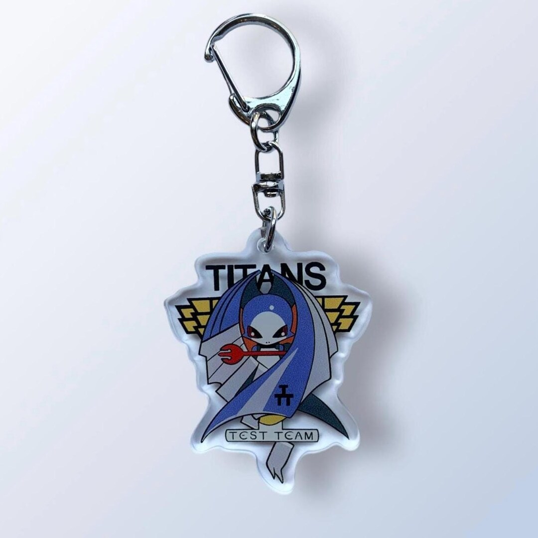 Gundam Titans Test Team Logo Keychain - Etsy