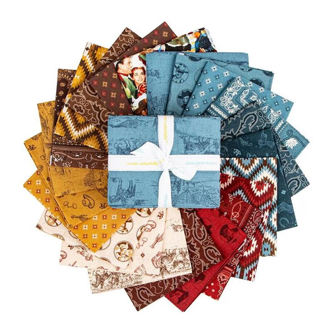 John Wayne American West Fat Quarter Bundle - 22 Pieces - Riley Blake ...