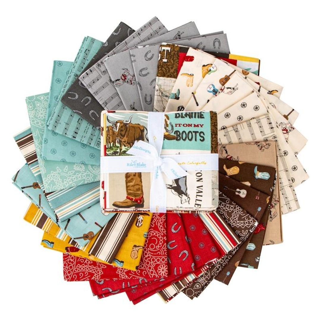 Cowboys Fat Quarter Bundle - Echo Park Paper Co. - Riley Blake Designs ...