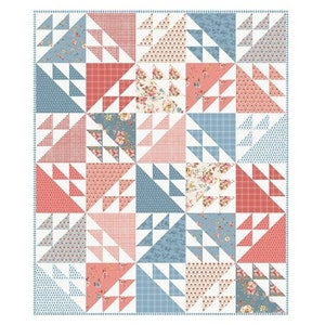 Tail Feathers Quilt Pattern - Designed by Krystal Stahl - 4 Size Options - Fat Quarter Friendly ...