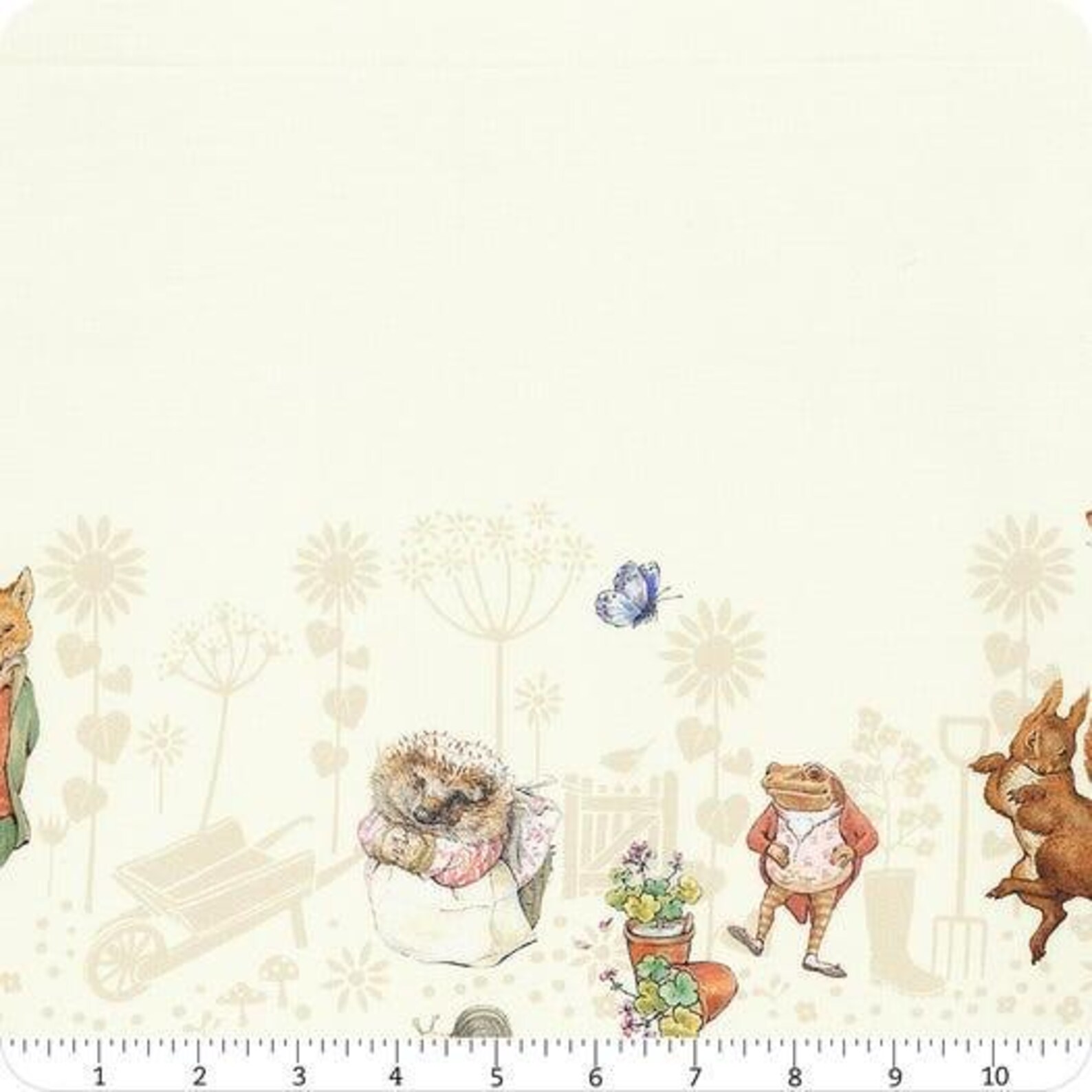 Peter Rabbit & Friends - Border Print Yardage - Pink/cloud/blue - Riley ...