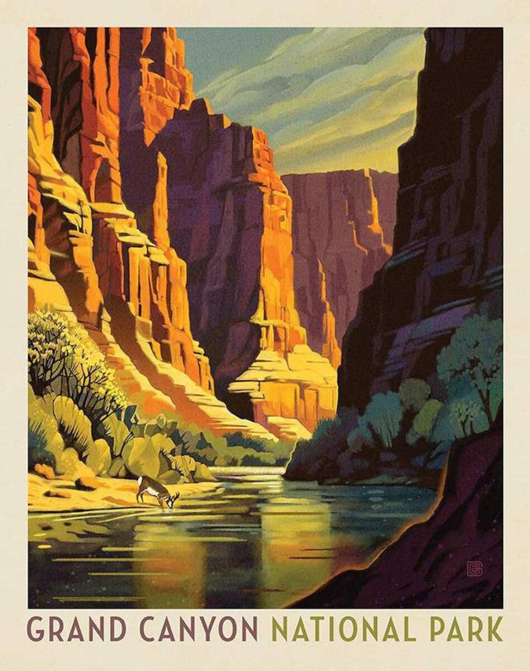 Grand Canyon National Park Poster Panel - Anderson Design Group - 36"× ...