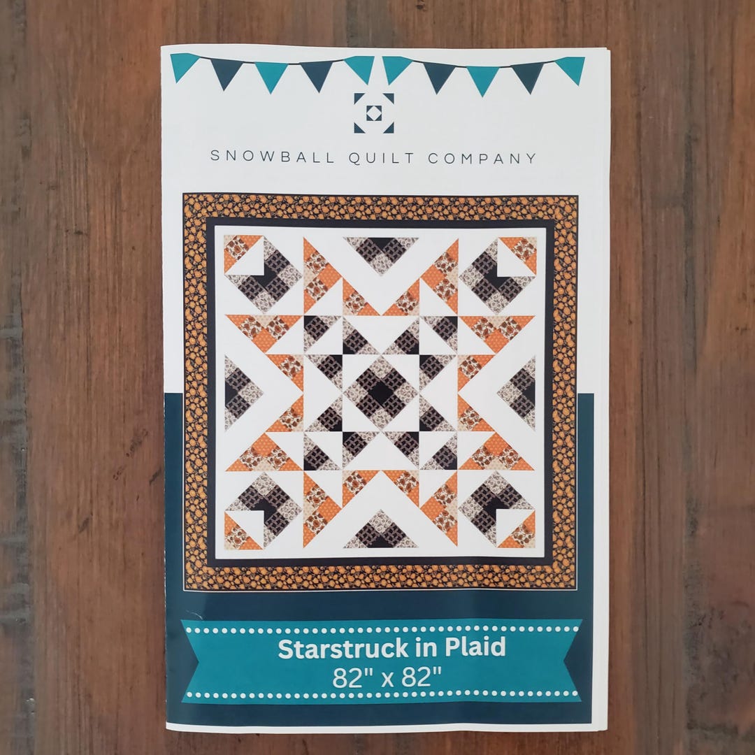Starstruck in Plaid Quilt Pattern - Snowball Quilt Company - - Etsy