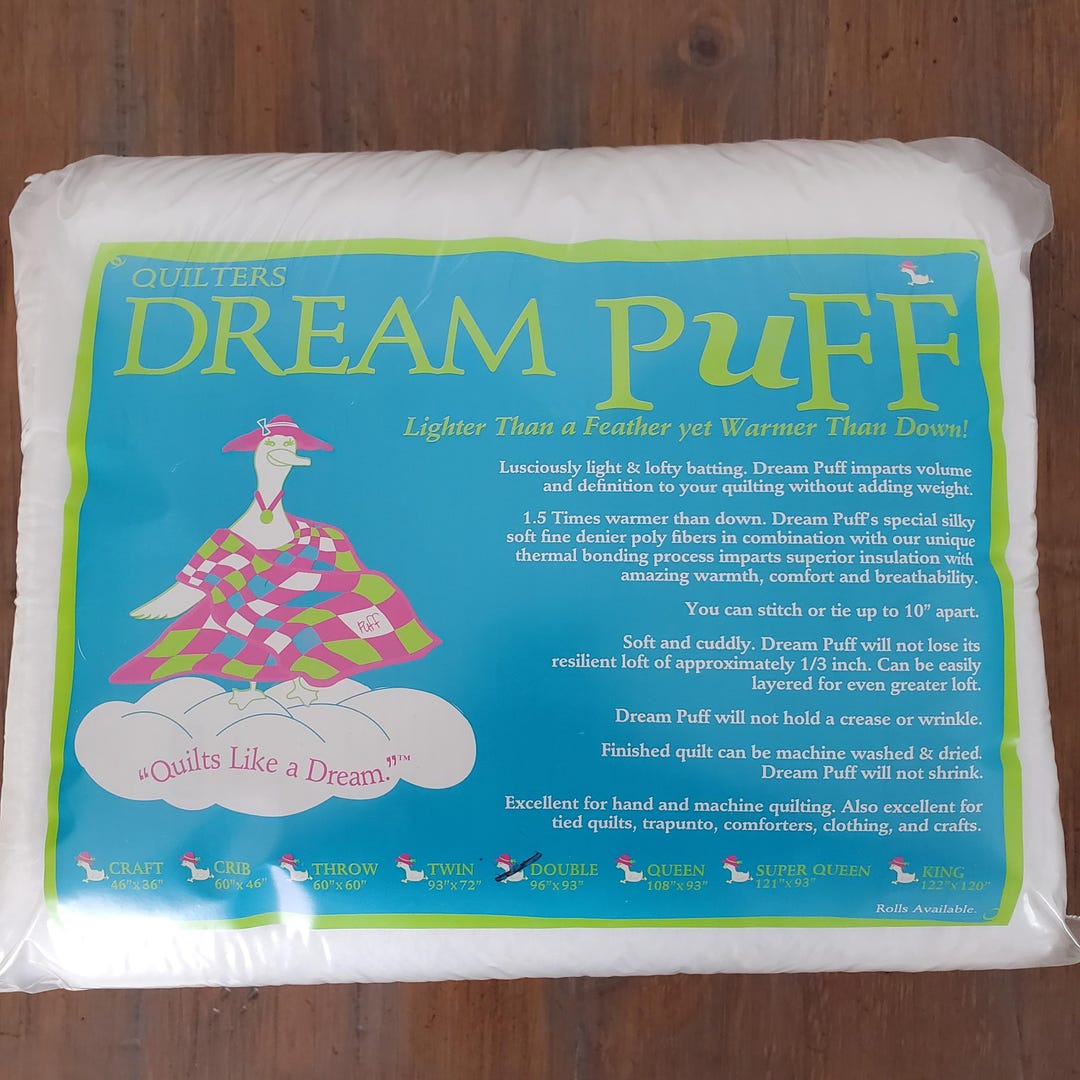 Quilter's Dream Puff Batting - Light and Lofty - Warmer Than Down ...