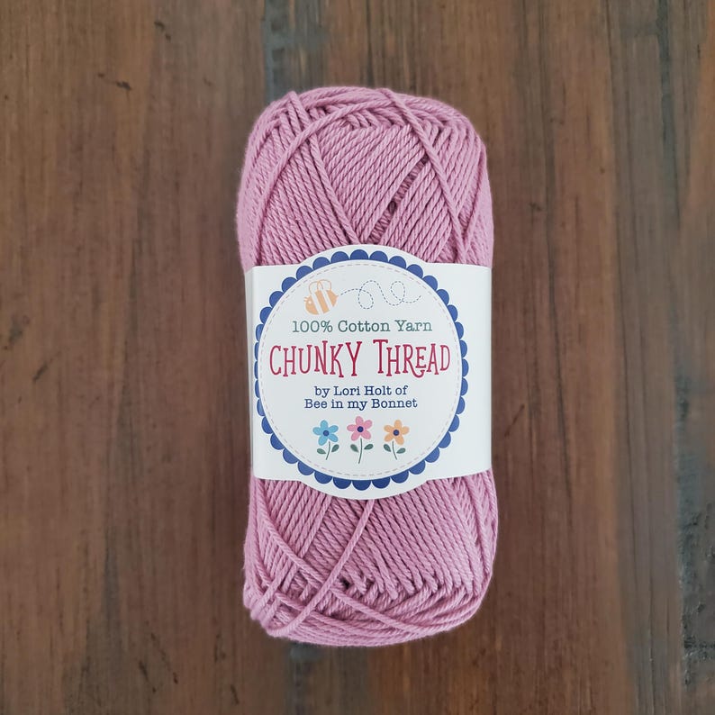 Lori Holt's Chunky Thread - 4 Colorways - Jade • Riley Gray • Honey ...
