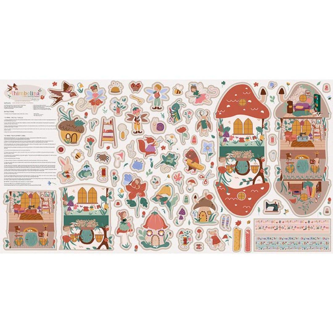 Thimbelina & the Sewing Fairies Felt Panel - by Jennifer Long - Sew a ...