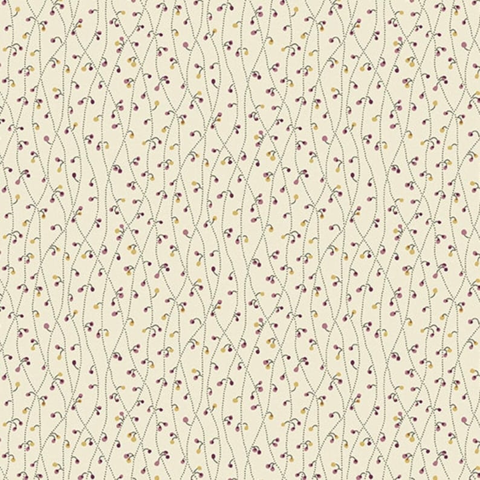 English Garden Fabric - Blue Vetch - Sugar and Cream 796 - by Edyta ...
