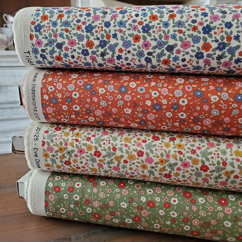 Tilda Evie Fabric - Etsy