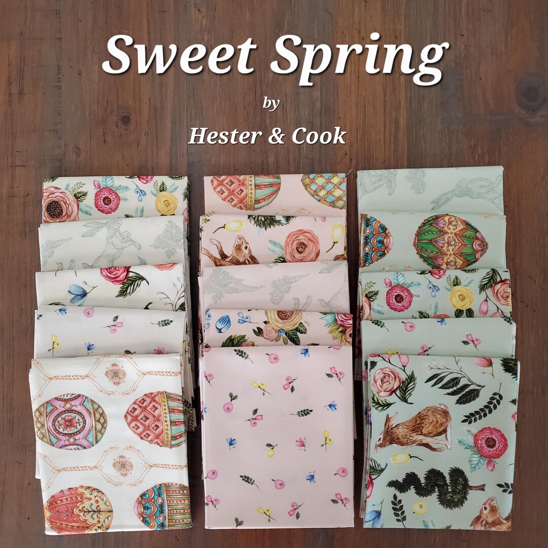 Sweet Spring Fat Quarter - Hester & Cook - 15 Pieces - Riley Blake ...