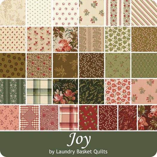 Joy Fat Quarter Bundle - by Edyta Sitar of Laundry Basket Quilts - 33 ...