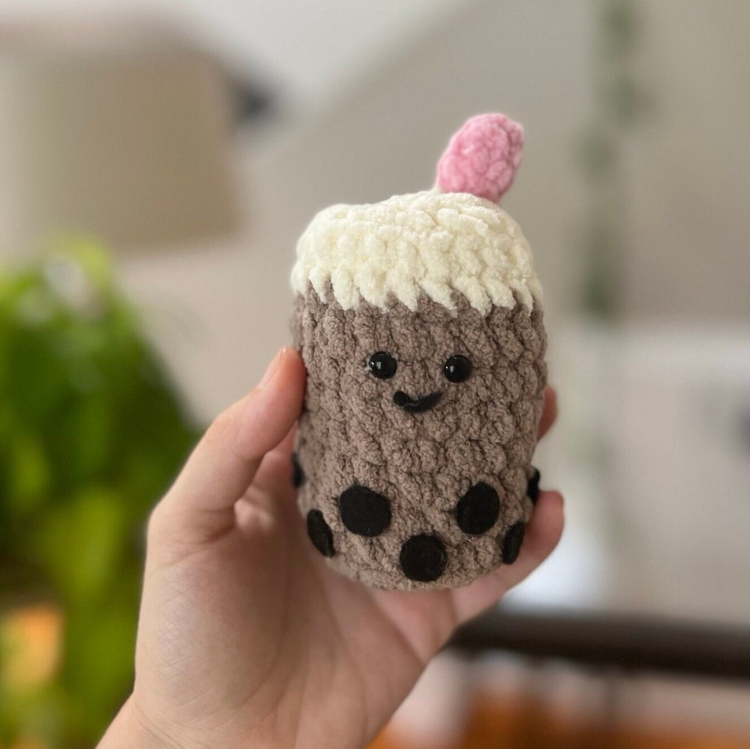 Crochet Boba Buddy Amigurumi Bubble Tea - Etsy