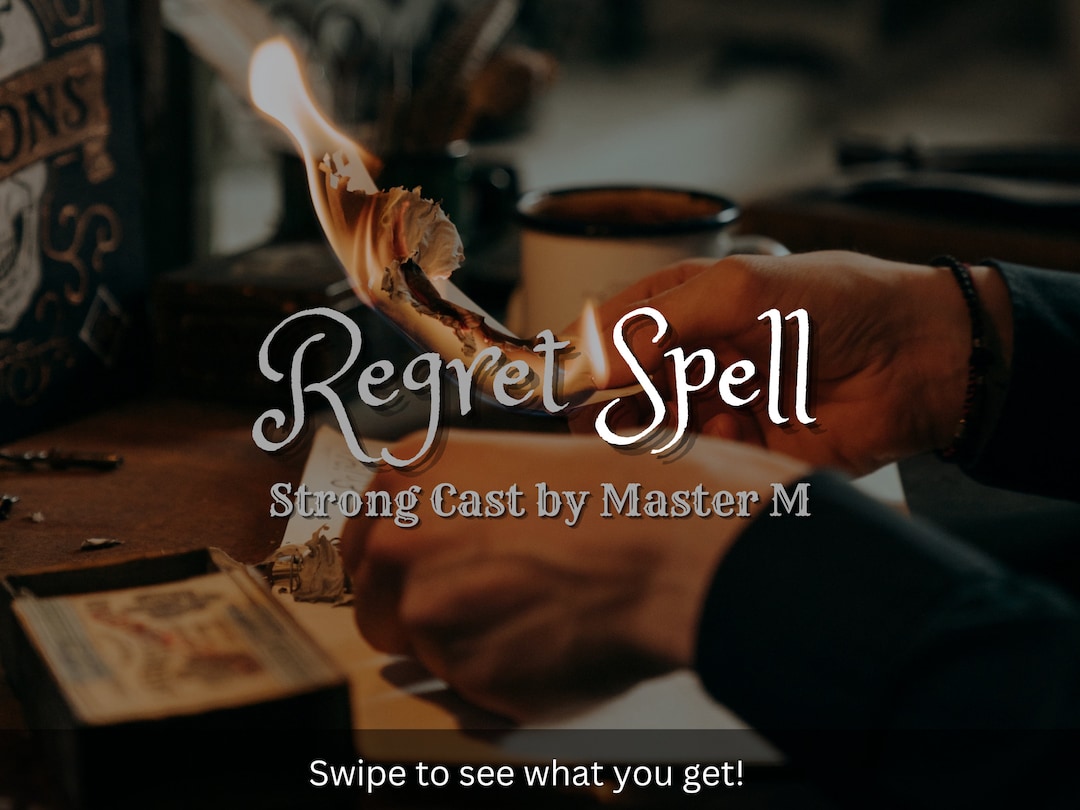 STRONG Regret Spell | Make Them Regret Words Actions | Make SP Sorry ...