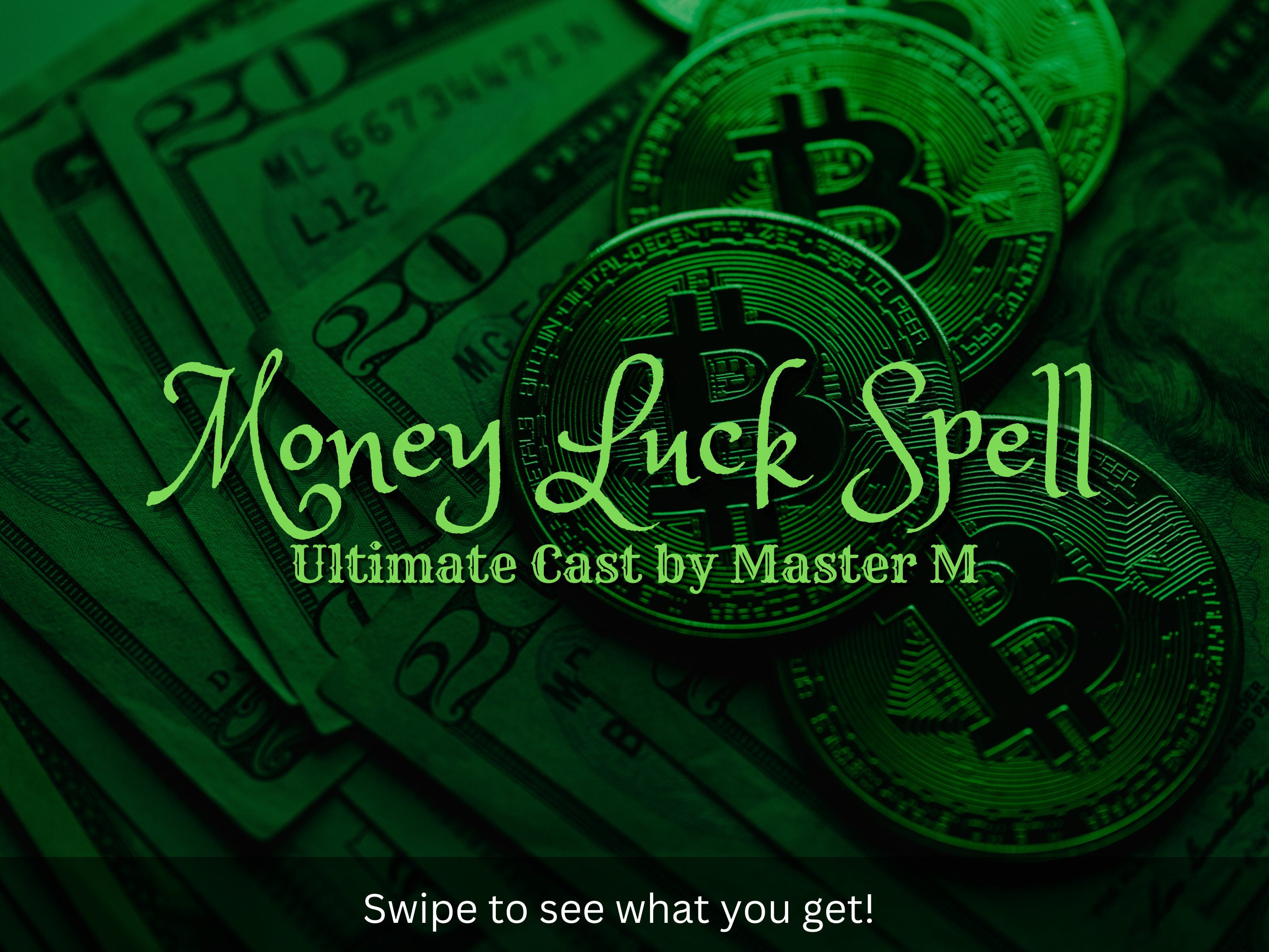 ULTIMATE 9x Money Luck Spell Abundance Receive Money Find Money Money ...