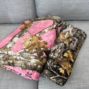 Realtree Camo Throw Blanket: Custom Hunting Decor - Etsy