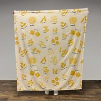 Pierogi and Stars Black Sherpa Fleece Blanket Polish Gift - Etsy
