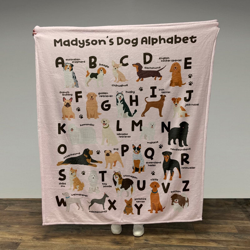 Baby Name in Dog Alphabet - Etsy