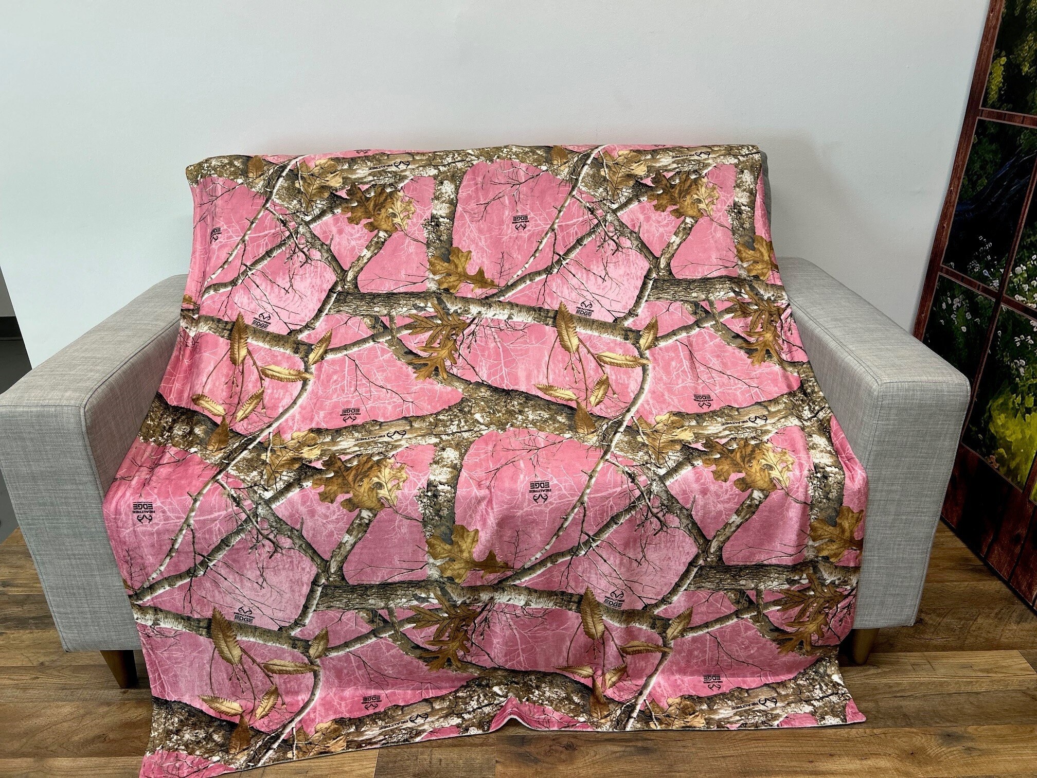 Realtree Camo Throw Blanket: Custom Hunting Decor - Etsy