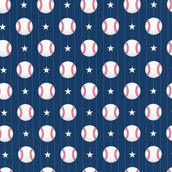 Baseball Stripe Fabric - Etsy