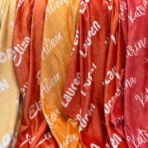 Personalized Throws - Etsy
