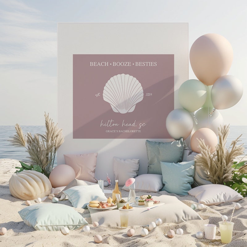 Beach Themed Backdrop - Etsy